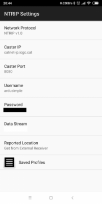 simpleRTK2B connection to a NTRIP correction service - ArduSimple