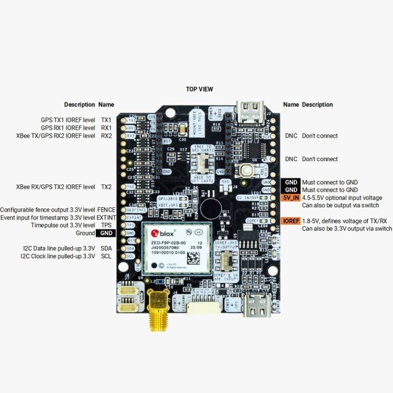 simpleRTK2B Pro (ZED-F9P) multiband RTK GPS receiver - ArduSimple