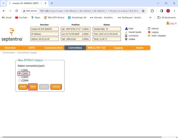 How to configure simpleRTK3B Pro as static base station - ArduSimple