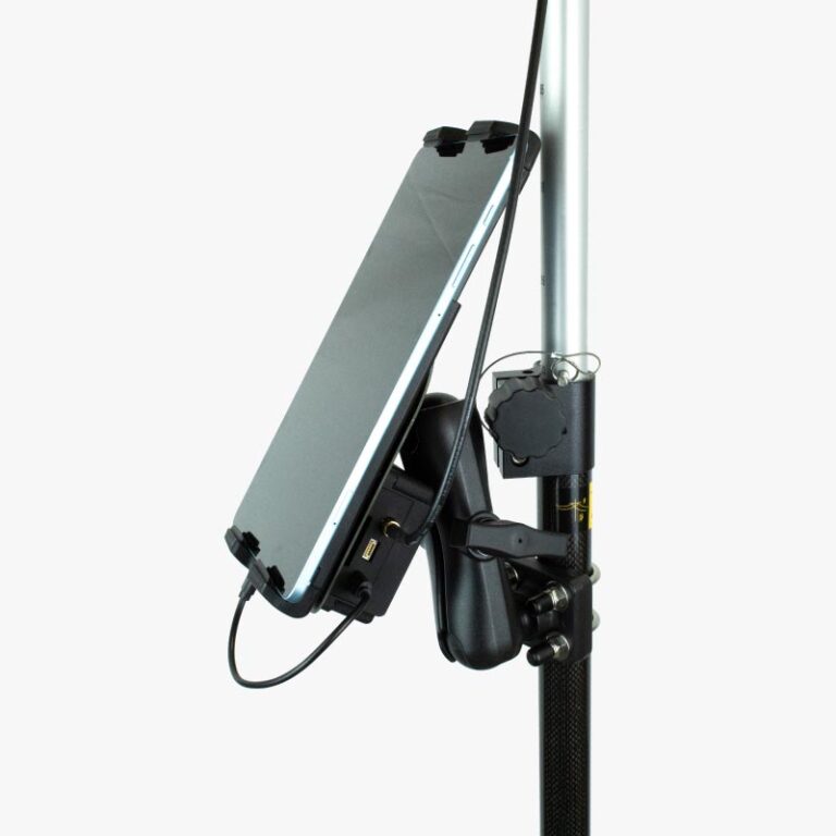 Universal Rugged Tablet holder for surveying pole - ArduSimple