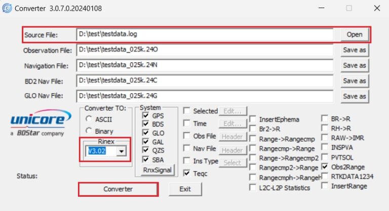 How to generate RINEX files with simpleRTK3B Budget powered by Unicore ...