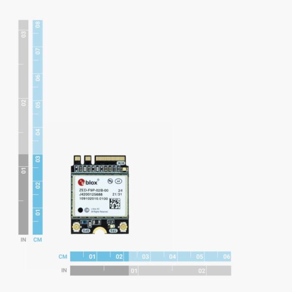 simpleRTK2B M.2 (u-blox ZED-F9) Multiband-GNSS-RTK-Empfänger - ArduSimple