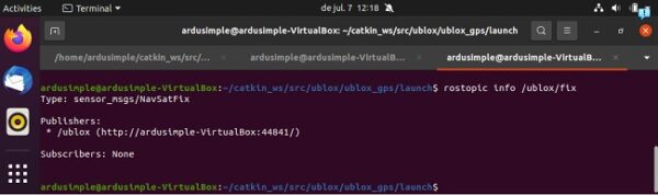 使用方法 ArduSimple RTK 接收器并在 ROS 中获取 GPS 数据 - ArduSimple