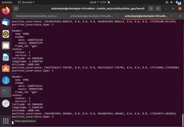 使用方法 ArduSimple RTK 接收器并在 ROS 中获取 GPS 数据 - ArduSimple