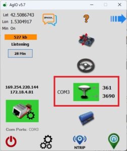 How to connect GNSS RTK Receiver and AgOpenGPS for precision farming ...