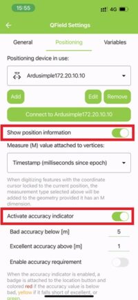 How to connect external GNSS/RTK receiver to QField on iOS device ...