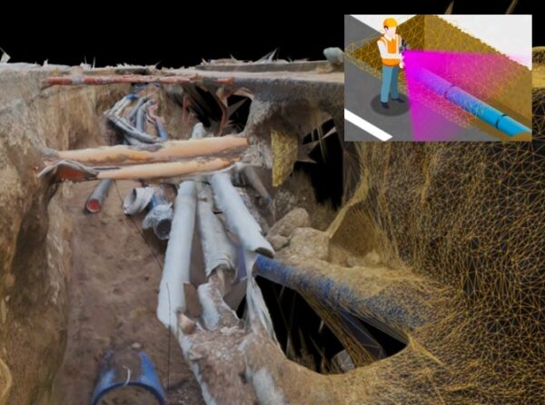 Create a digital map of underground utility pipelines with RTK - ArduSimple