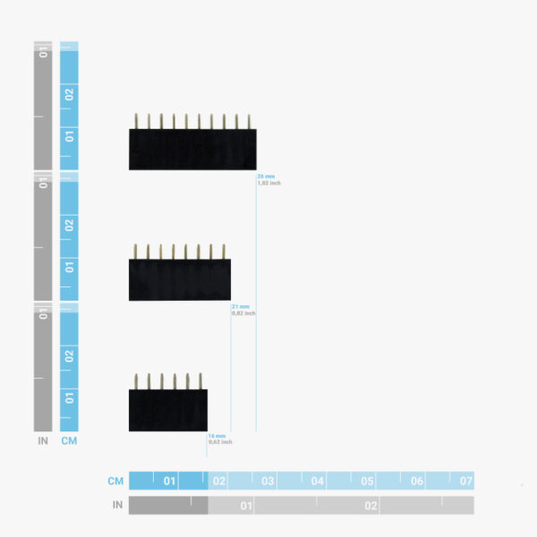 Expansion Headers Kit (not soldered) - ArduSimple