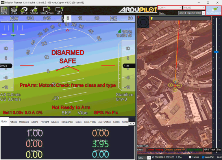 如何设置 simpleRTK3B Compass 与 Unicore ArduPilot 中的 UM982 用于高精度 GNSS 航向 - ArduSimple