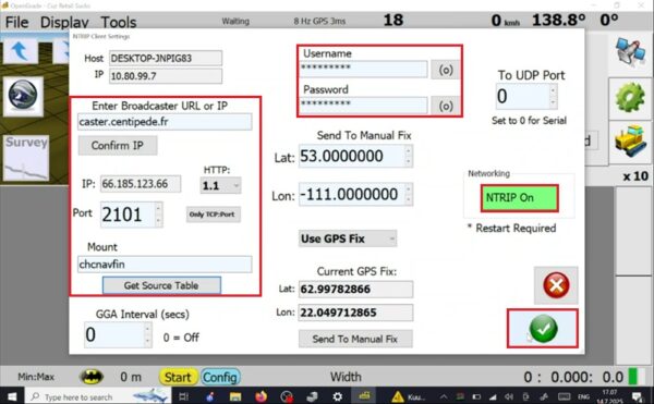 How to use RTK kit with OpenGrade for earthworks GPS grading - ArduSimple