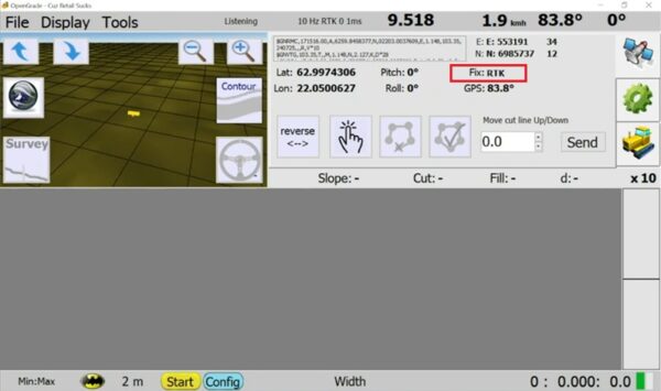 How to use RTK kit with OpenGrade for earthworks GPS grading - ArduSimple
